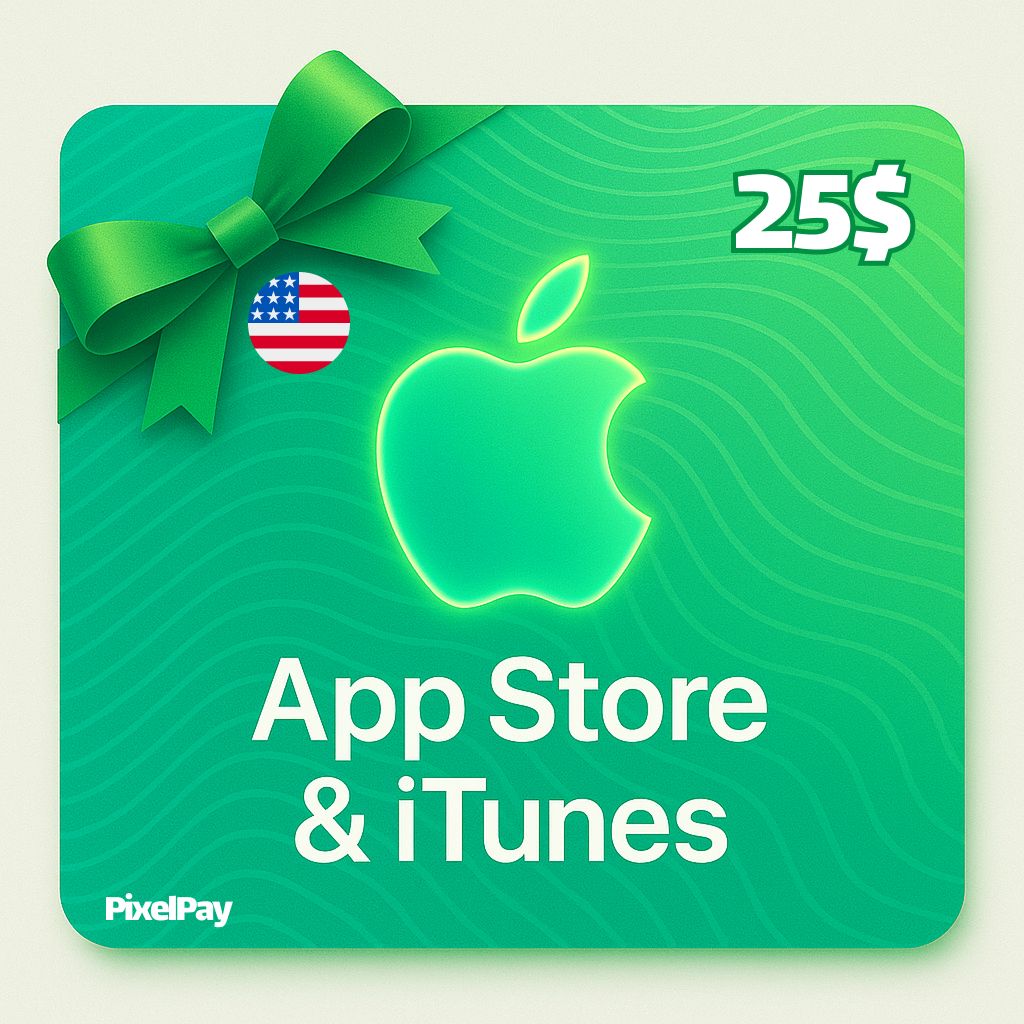 Apple iTunes 25$ (США) - скачать ключи на Wildberries Цифровой | 447689