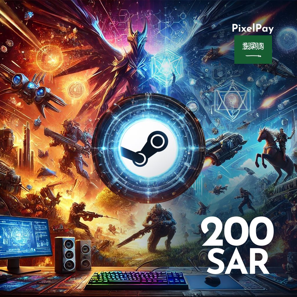 Подарочная карта Steam | 200 SAR | Саудовская Аравия - скачать ключи на ...