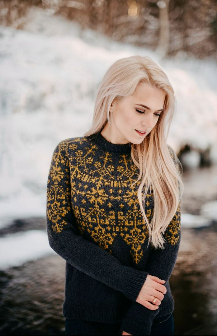 Свитер с жаккардовым узором •Pagan Sky• - Hand_made_blog - скачать на ...