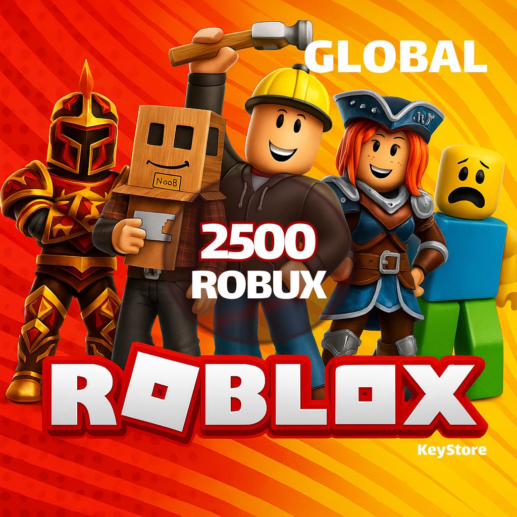 Roblox - 2500 Robux | Глобальная карта пополнения, действует по всему ...