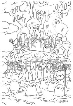 Раскраска "Время приключений", "Adventure Time" для детей и взрослых ...