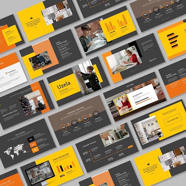 Шаблон презентации компании Uzela Biecom Market скачать на Wildberries Цифровой 35349