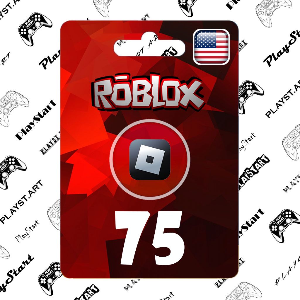 Подарочная карта Roblox - 75 USD (США) - скачать ключи на Wildberries ...