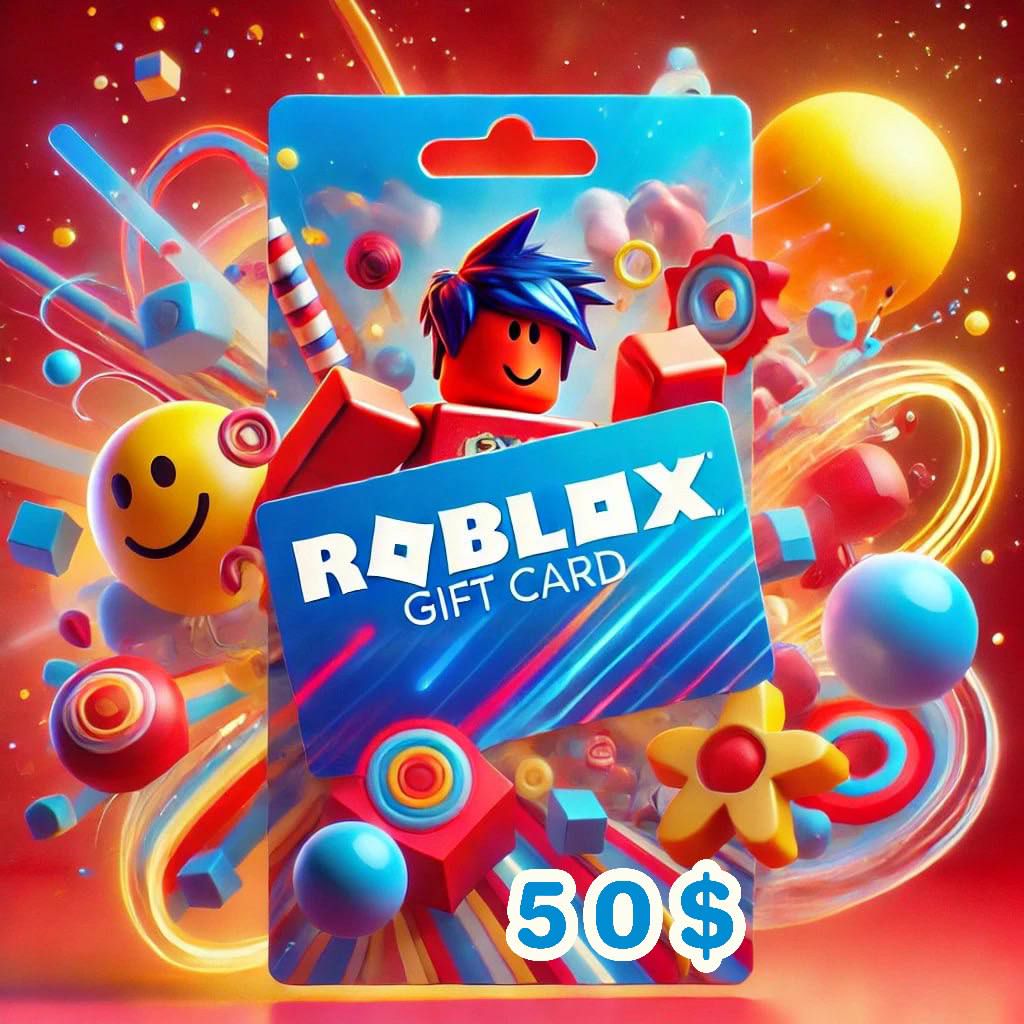 Карта пополнения Roblox - 50 $ Gift Card - скачать ключи на Wildberries ...