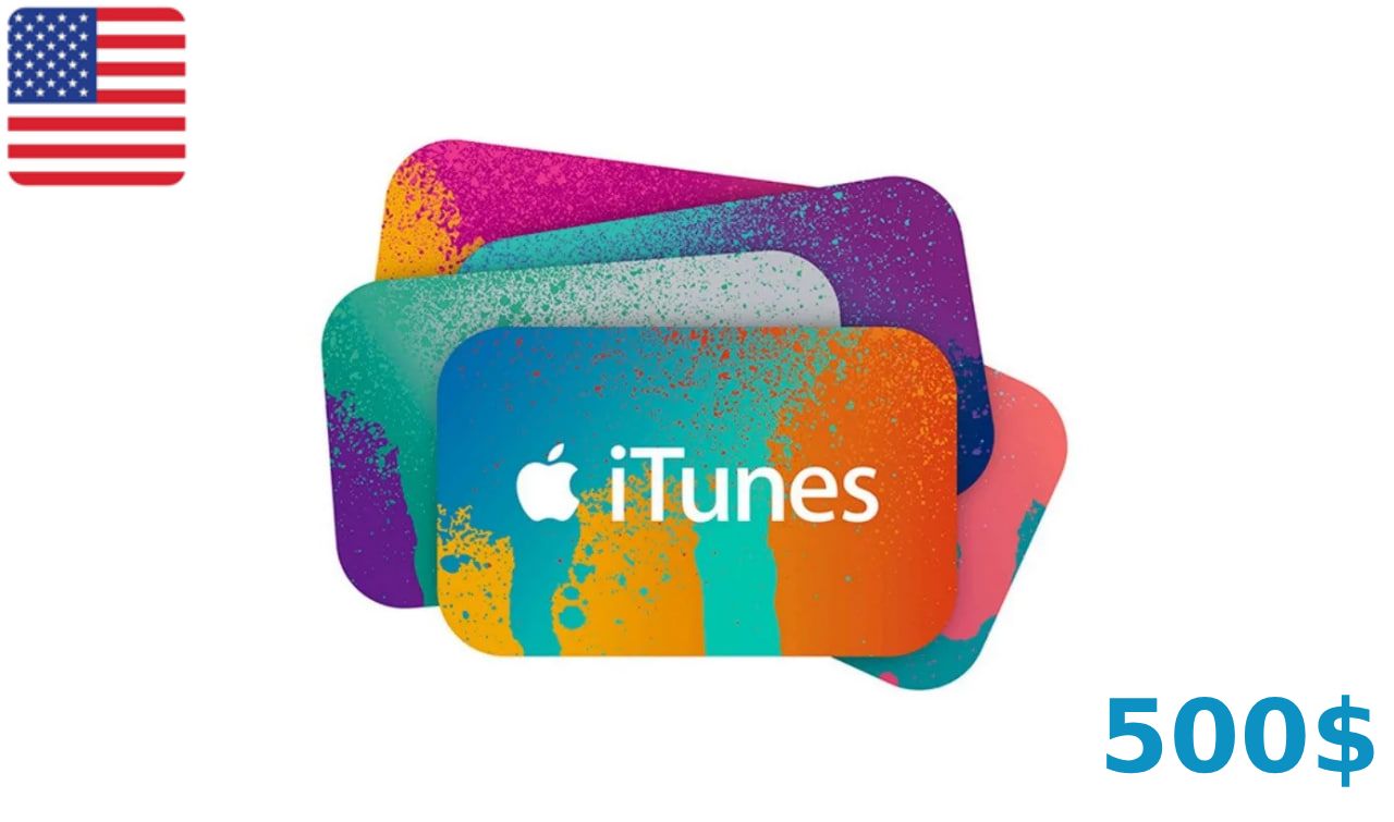 Подарочная карта Apple 500$ USA - купить подарочный сертификат на Wildberries Цифровой | 378506