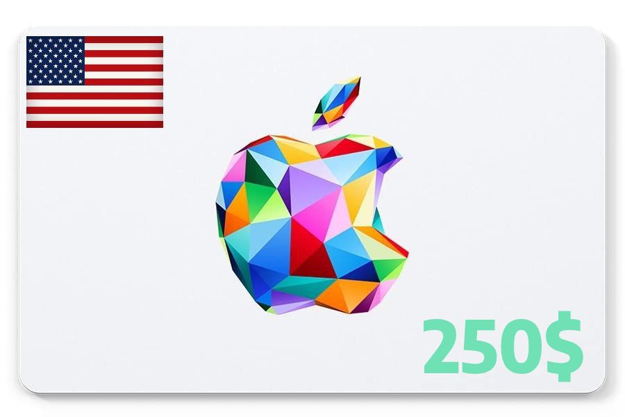 АВТО/Подарочная карта Apple & iTunes США 250$ (App Store gift card USA) - скачать ключи на ...