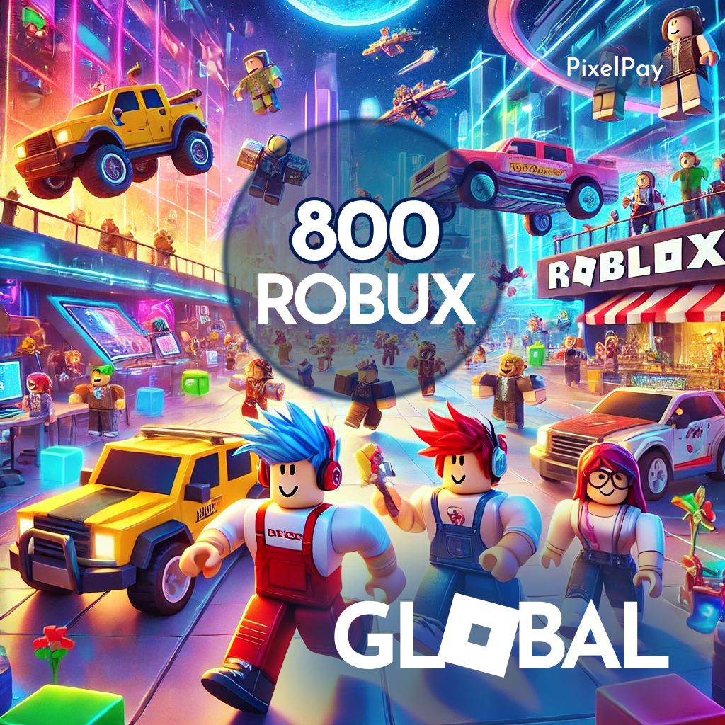 Игровая валюта Roblox - 800 Robux (Глобальная карта пополнения ...