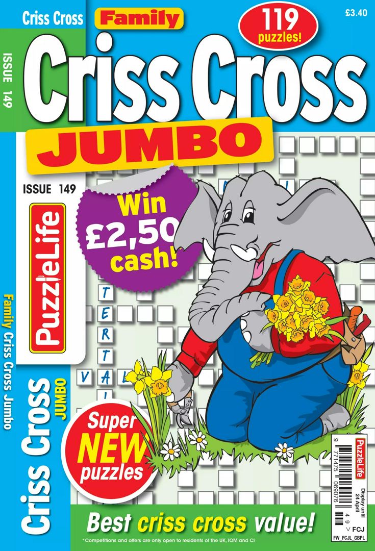 PuzzleLife Family Criss Cross Jumbo - Выпуск 149 2025 - BDS - скачать ...