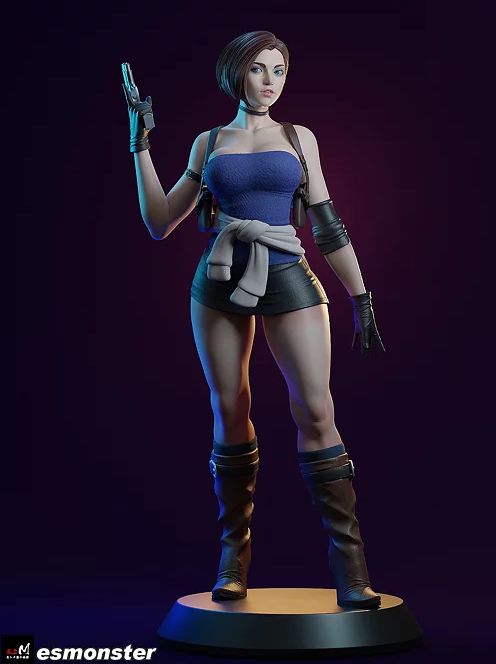 Jill Valentine (Джилл Валентайн) | Resident Evil +NSFW // 3D-модель (STL) - Автор - скачать на ...