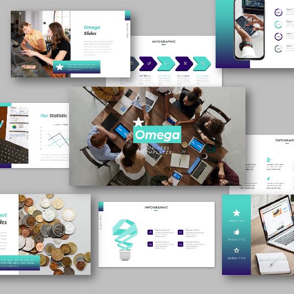 Шаблон презентации бизнес плана Presentation Biecom Market скачать