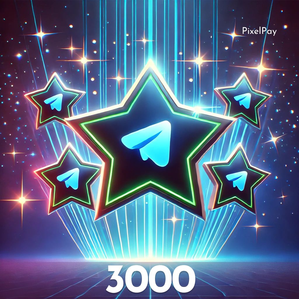 3000 Звезд для Телеграмм (Telegram Stars) - скачать ключи на Wildberries Цифровой | 446237