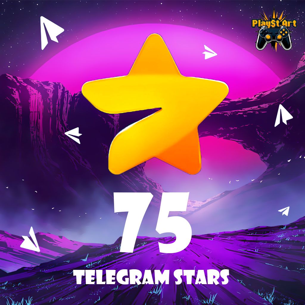 Telegram stars (Звёзды для телеграм) 75 - скачать ключи на Wildberries Цифровой | 349168