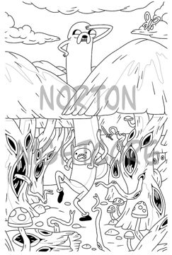 Раскраска PDF "Время приключений", "Adventure Time" для детей и ...