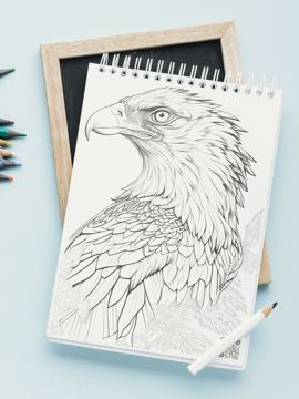 Раскраска Орлы, набор из 10 картинок - - скачать на Wildberries ...