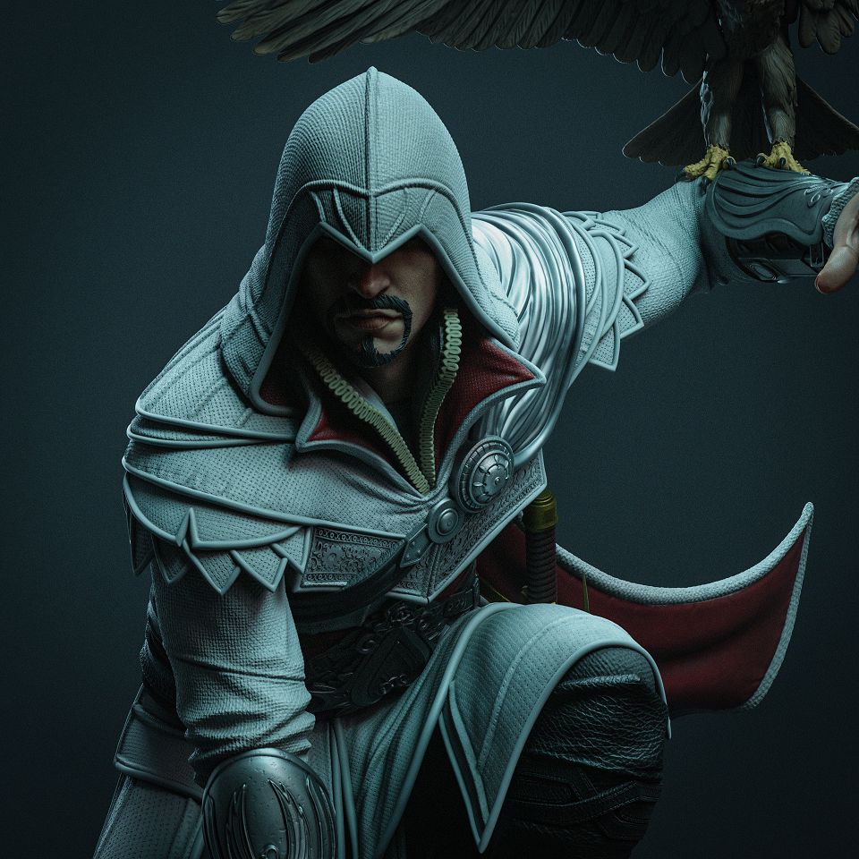 Ezio Auditore | Assassin’s Creed // 3D-модель (STL) - Автор - скачать ...