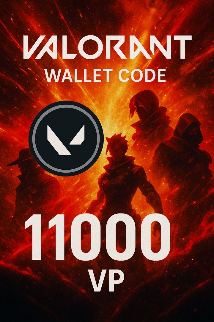 Пополнение счёта Valorant Wallet Code RU – 11000 VP - скачать ключи на ...