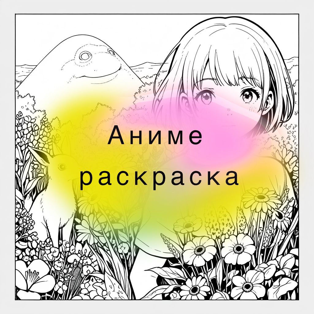 Раскраска волшебный мир аниме - Саша Лютова - скачать на Wildberries ...
