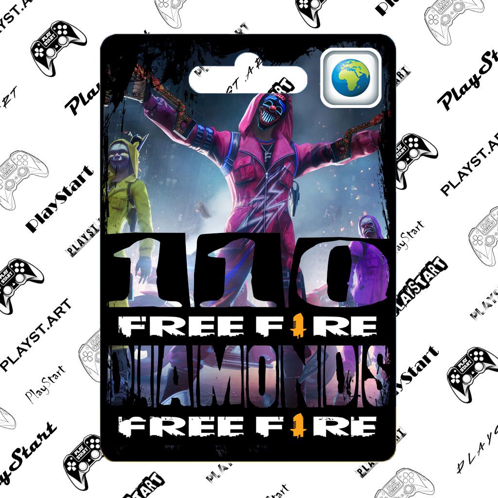 Игровая валюта Free Fire 110 Diamonds (GLOBAL) - скачать ключи на Wildberries Цифровой | 468445