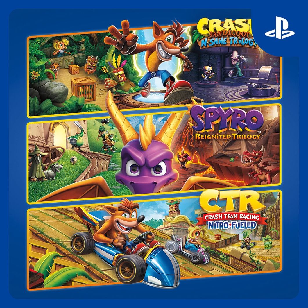 Crash + Spyro Triple Play Bundle | TR | PS4 & PS5 - скачать ключи на ...
