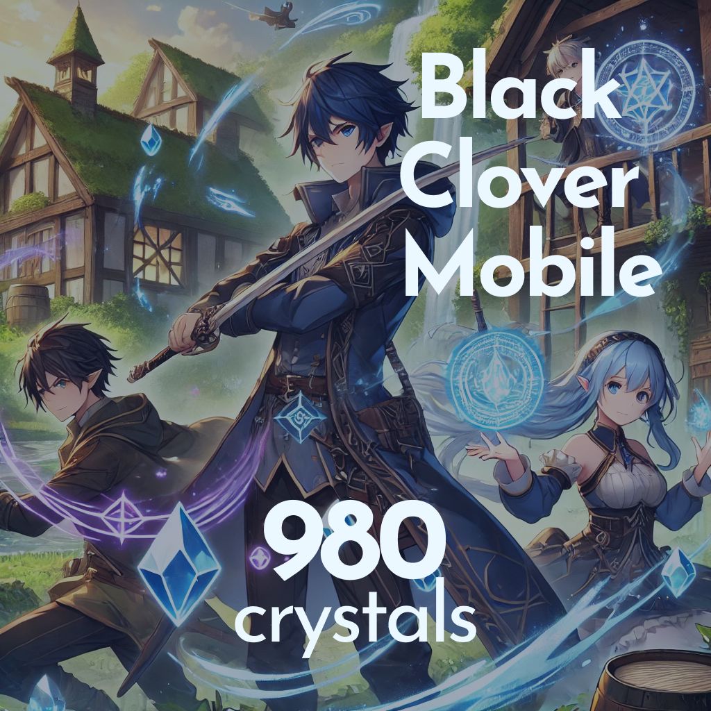 Black Clover Mobile – 980 кристаллов - скачать ключи на Wildberries Цифровой | 444216