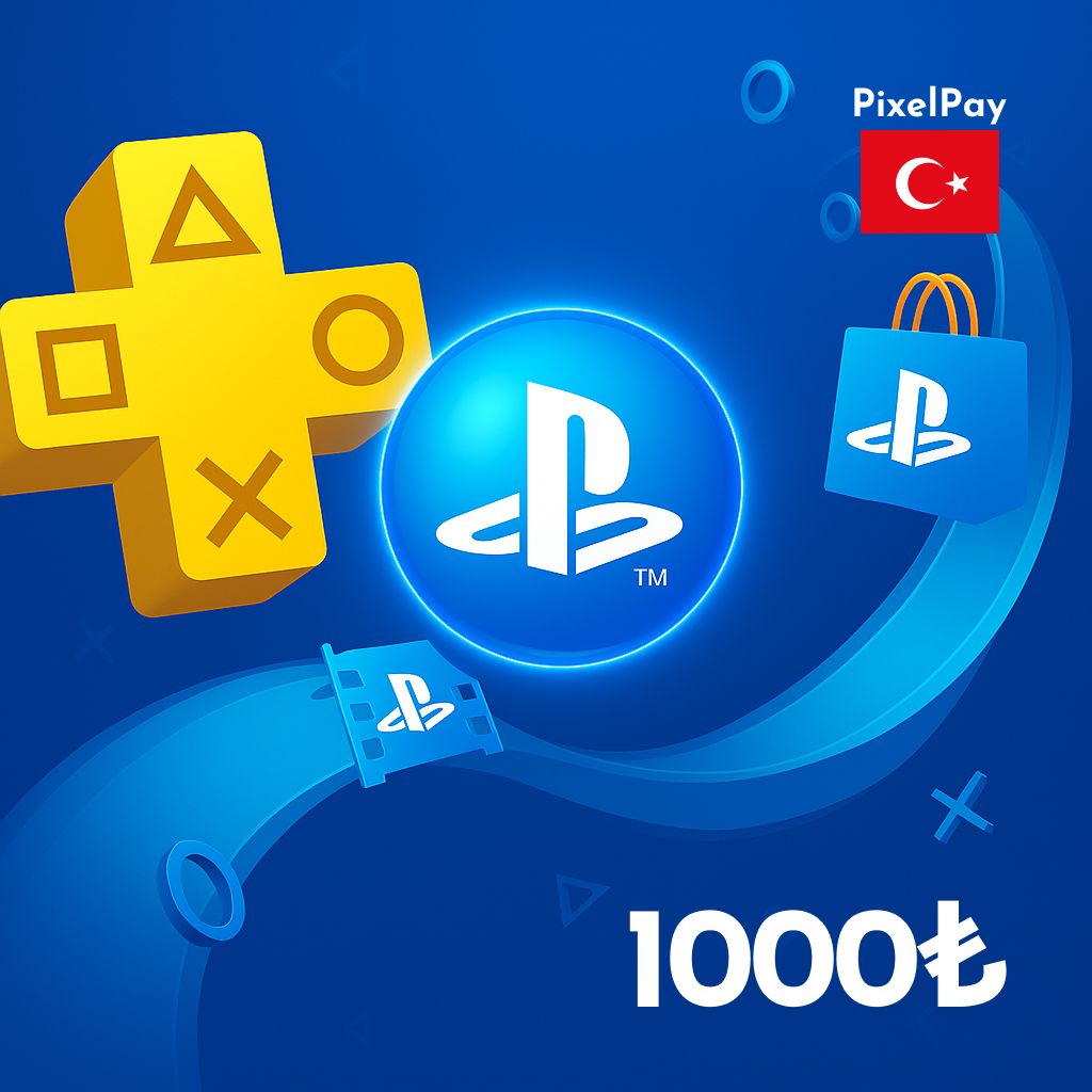Карта пополнения PlayStation Store 1000 TRL (₺) / Турция / Цифровой код ...