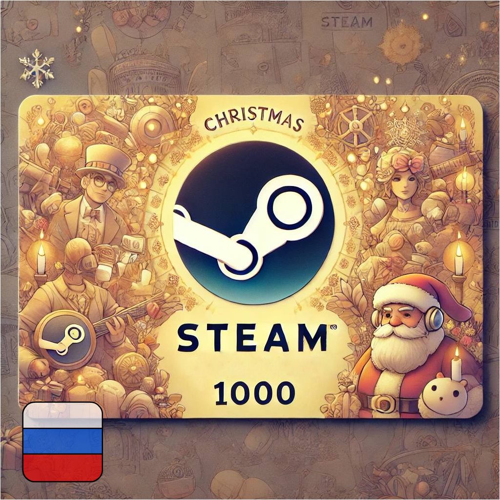 Подарочная карта Steam 1000 рублей Россия и СНГ - скачать ключи на Wildberries Цифровой | 366398