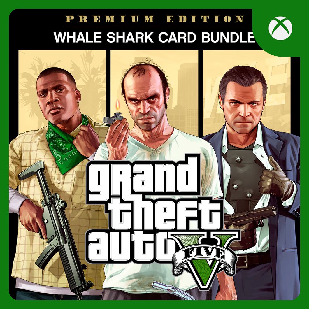 GTA 5 Premium Edition + Whale Shark Card Bundle | Xbox One & Series X|S ...