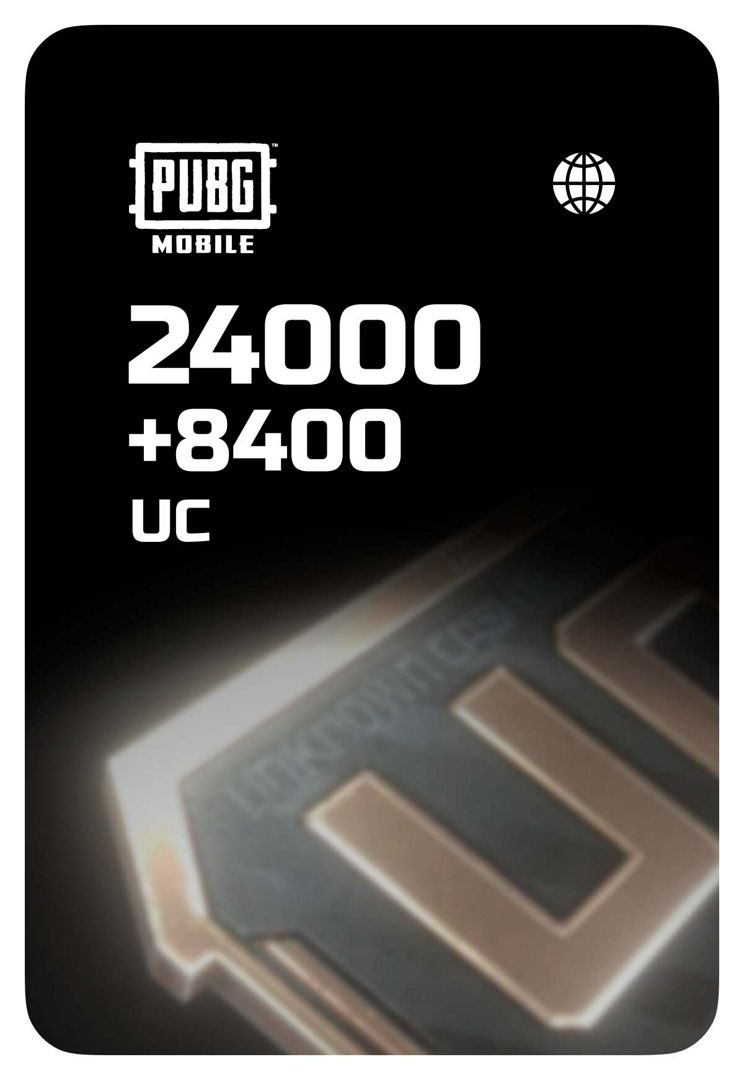 Игровая валюта PUBG Mobile 24000 + 8400 UC - Global - скачать ключи на ...