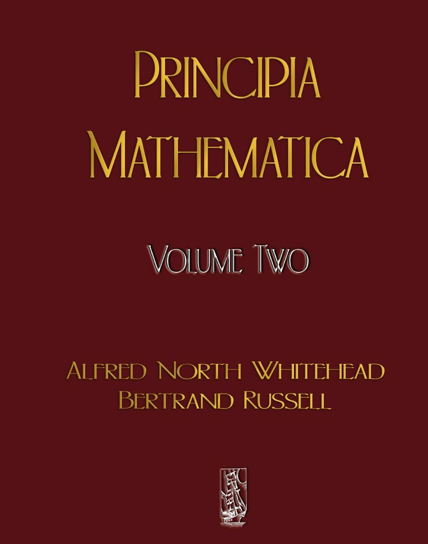 Principia Mathematica - Volume Two - Alfred North Whitehead; Russell ...